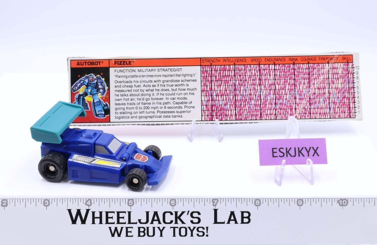 Fizzle 100% Complete 1988 Vintage Hasbro G1 Transformers Action Figure ...