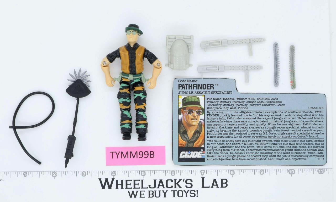 Pathfinder V1 100% Complete G.I. Joe 1990 Hasbro Vintage Action Figure ...