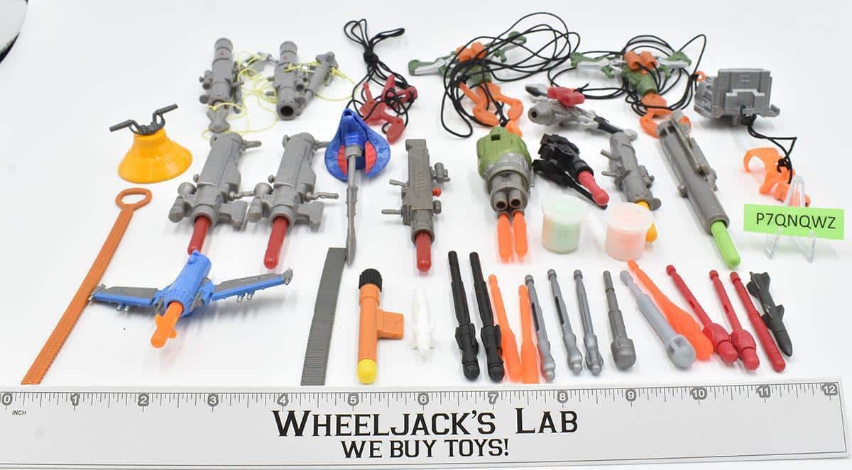 Lot of G.I. Joe Weapons 2000's Hasbro Action Figure - Wheeljack's Lab