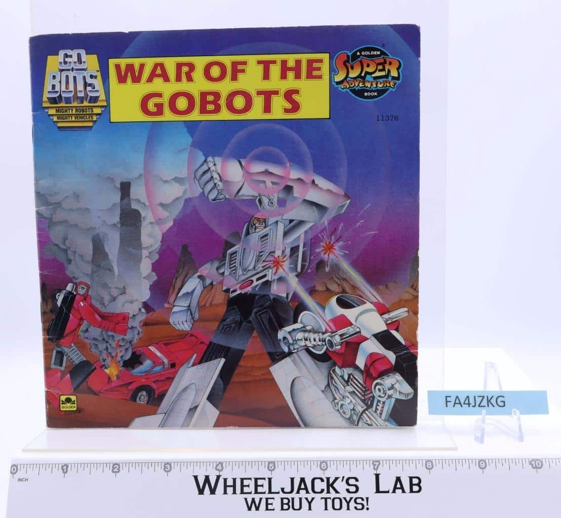 War Of The Gobots Super Adventure Book Golden 1984 Vintage - Wheeljack ...