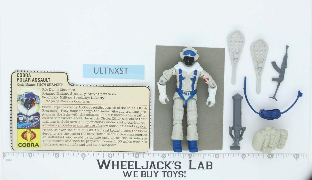 Snow Serpent V1 100% Complete G.I. Joe 1985 Hasbro Vintage Action ...