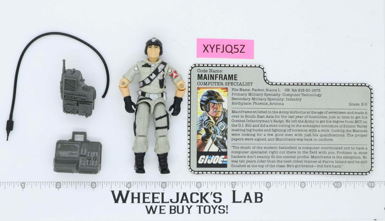 Mainframe V1 100% Complete G.I. Joe 1986 Hasbro Vintage Action Figure ...