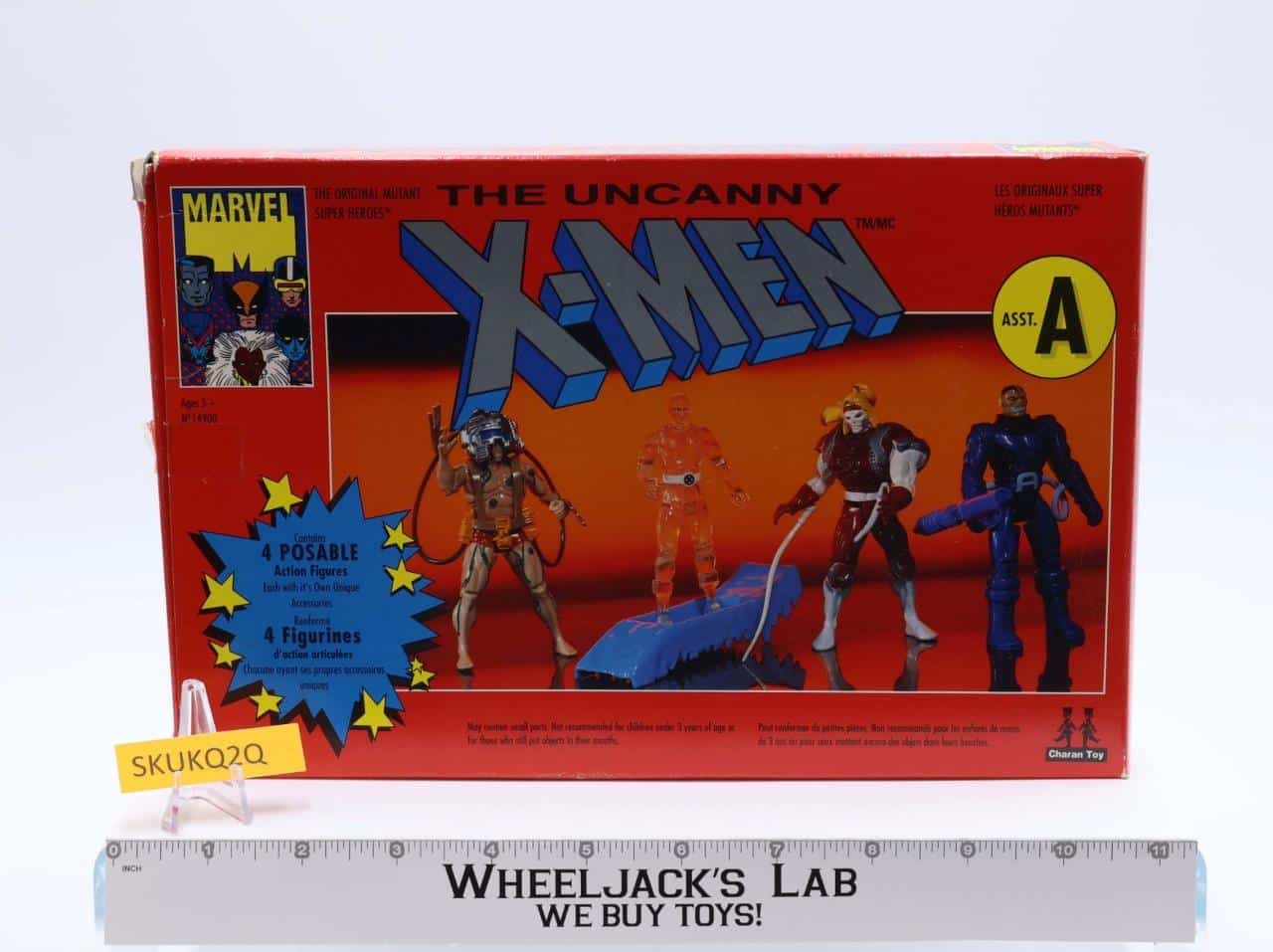 The Uncanny X-Men CANADIAN Box Set A Marvel Comics 1993 Charan Toy ...