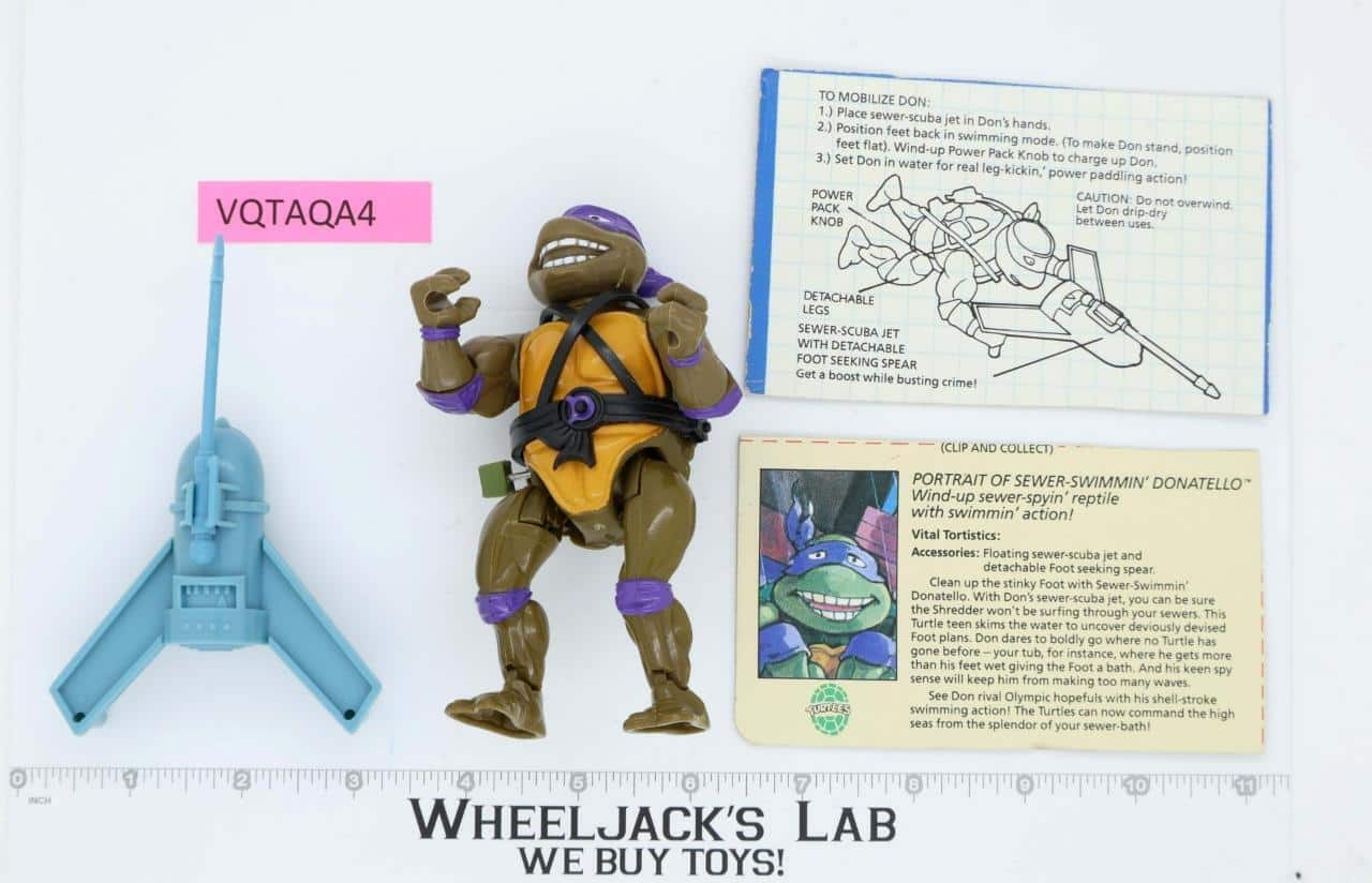 Sewer Swimming Don 100% Complete Teenage Mutant Ninja Turtle TMNT ...