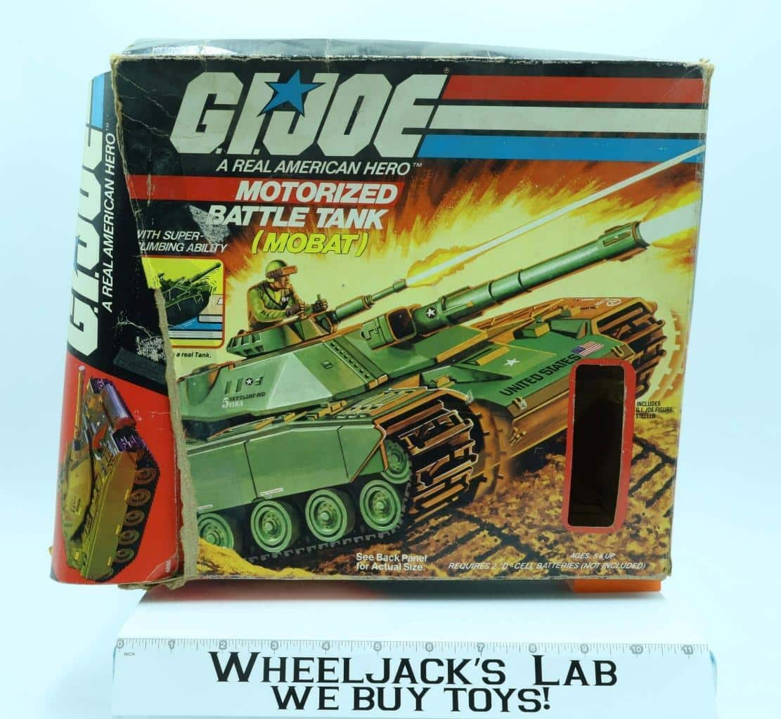 MOBAT Motorized Battle Tank 100% Complete W/Box GI Joe 1982 Hasbro ...
