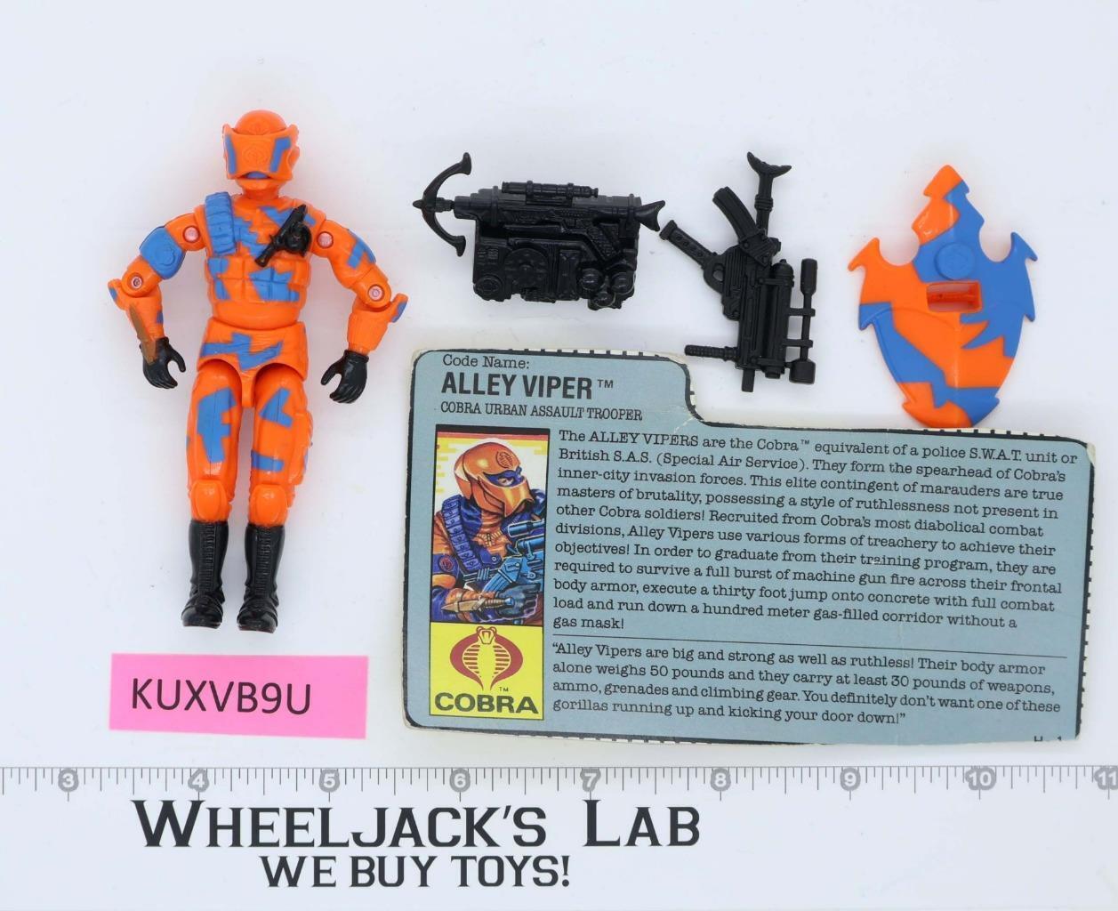 Alley Viper V1 100% Complete G.I. Joe 1989 Hasbro Vintage Action Figure ...