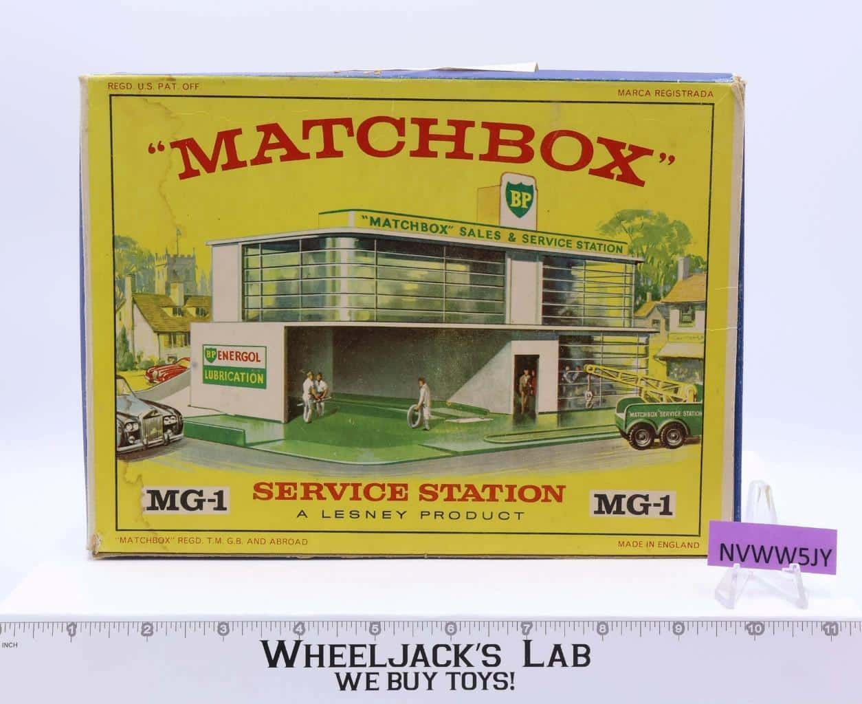 MG-1 BP Sales & Service Station Matchbox Lesney England - Wheeljack's Lab