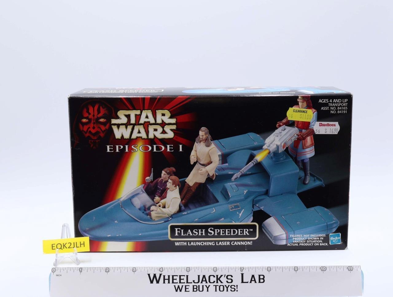 Flash Speeder 100% Complete Star Wars Episode 1 1998 Hasbro Vehicle - Wheeljack's Lab
