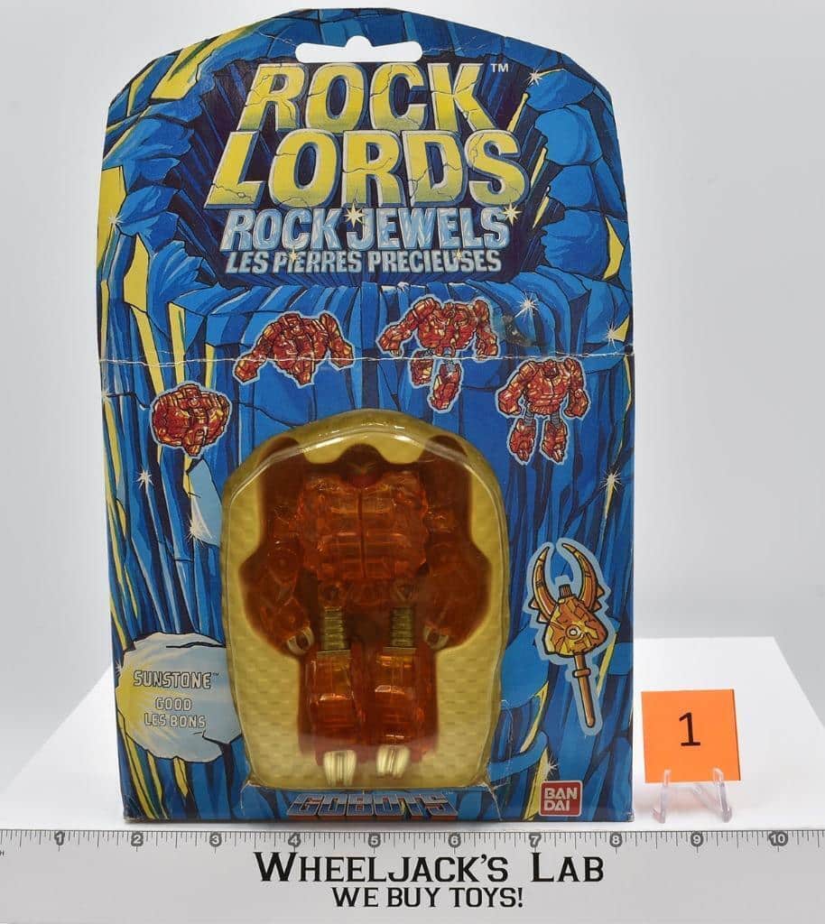 Sunstone #1 European Rock Jewels Rock Lords GOBOTS 1986 Bandai Action ...