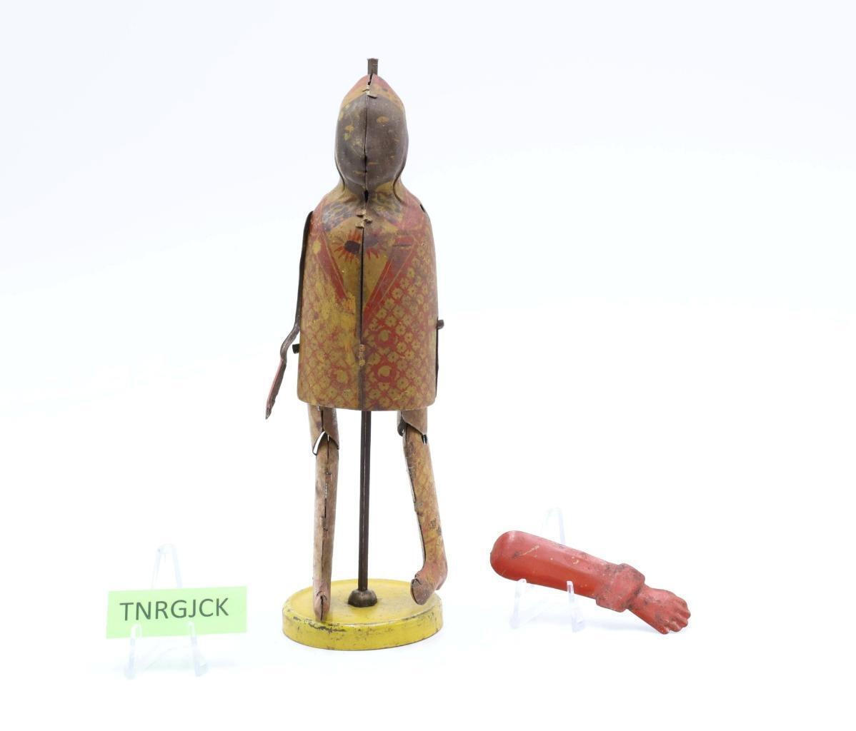 Wind Up Dancer Tin Toy Vintage 7.5" Tall - Wheeljack's Lab