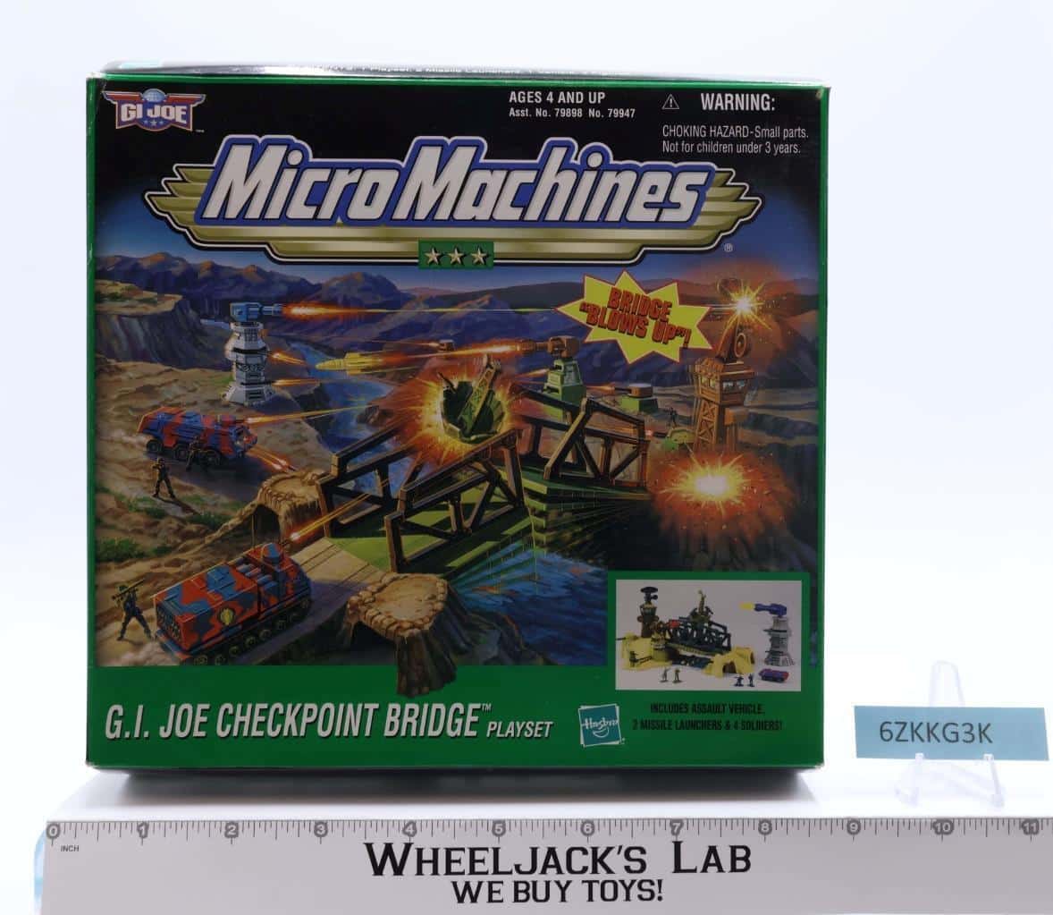 Checkpoint Bridge Playset Micro Machines GI Joe 1999 Galoob NEW MIB ...