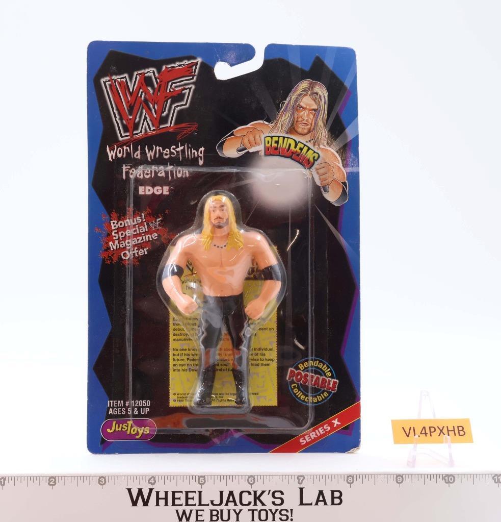 Edge Bend-Ems WWF 1998 Just Toys Wrestling Figure Series X MOSC NEW ...