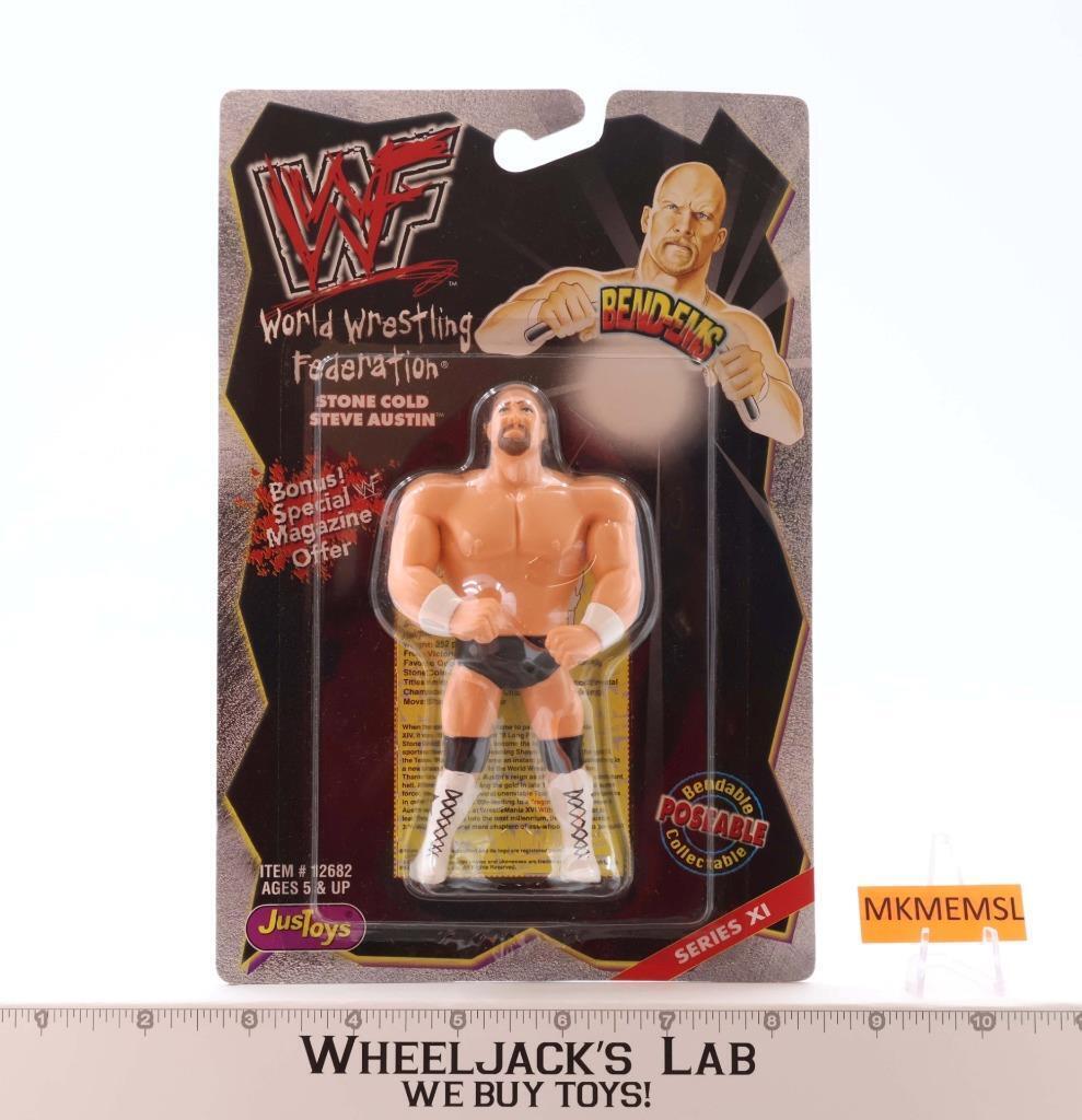Steve Austin Bend-Ems WWF 1999 Just Toys Wrestling Figure Series XI ...