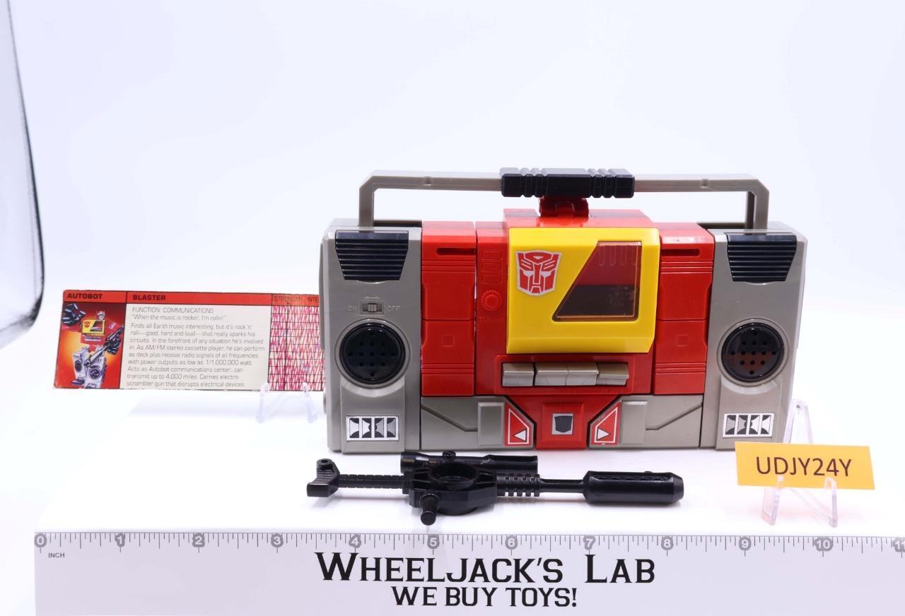 Blaster 100% Complete 1985 Vintage G1 Transformers Boombox Action ...