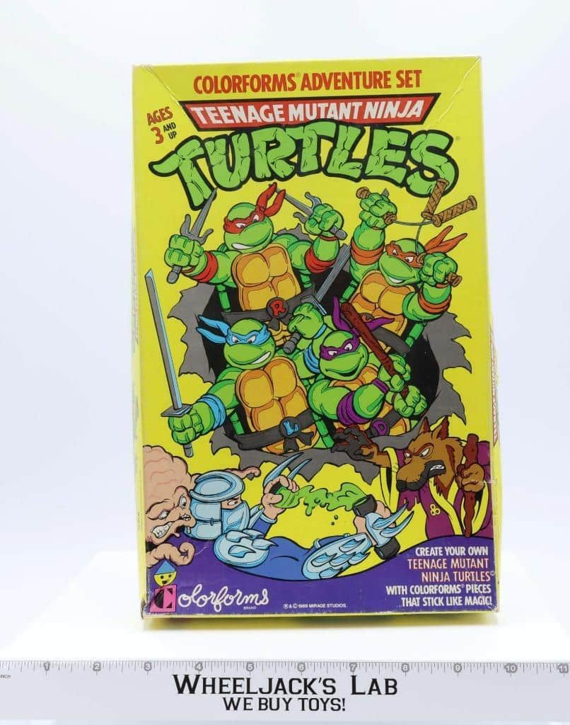 Colorforms Adventure Set Teenage Mutant Ninja Turtles 1989 Colorforms ...