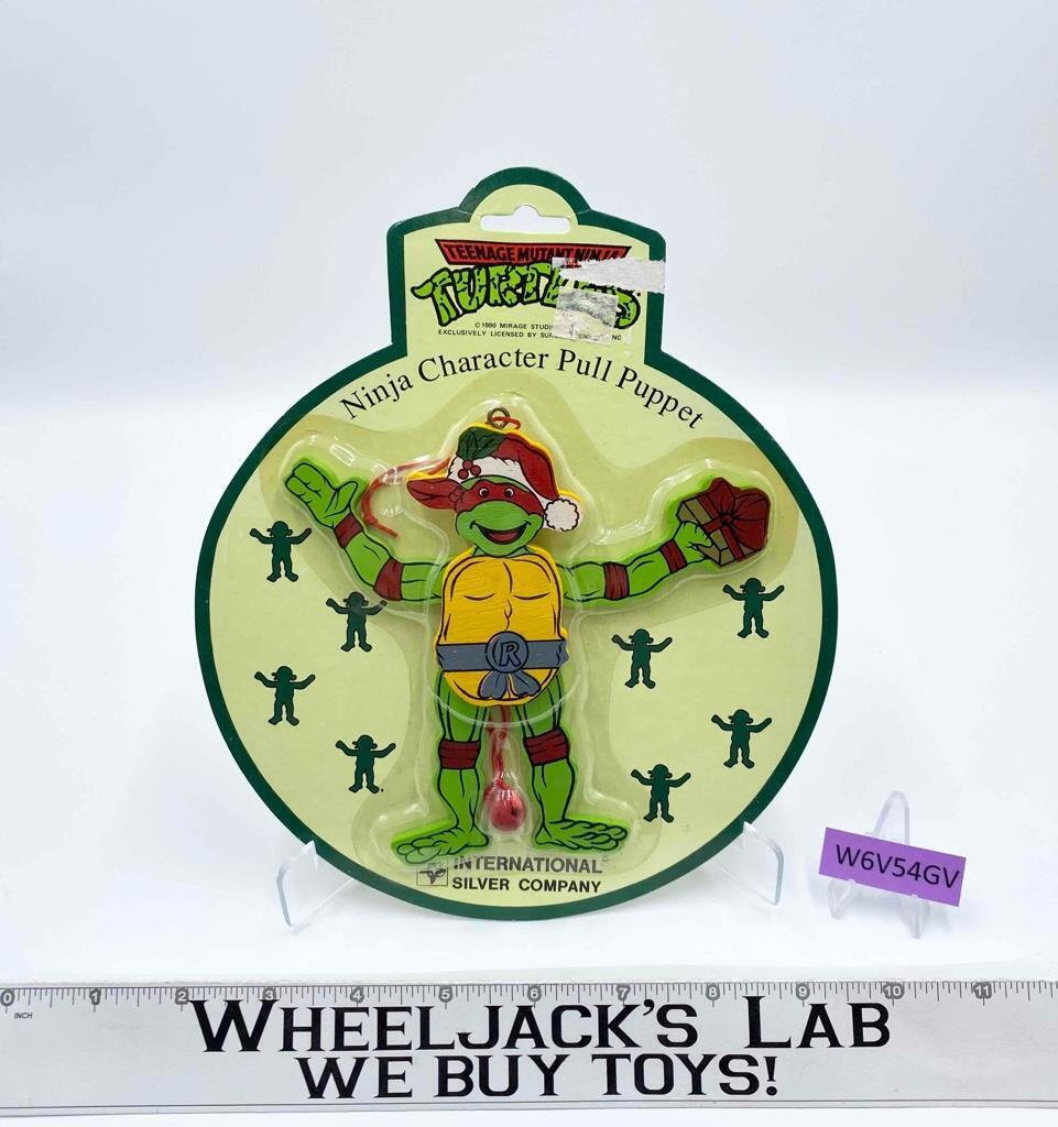 Ninja Character Pull Puppet TMNT 1990 International Silver Company NEW ...