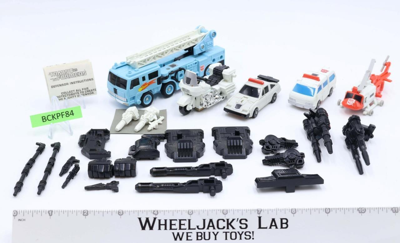 Defensor 100% Complete Vintage 1986 G1 Transformers Hasbro Action ...