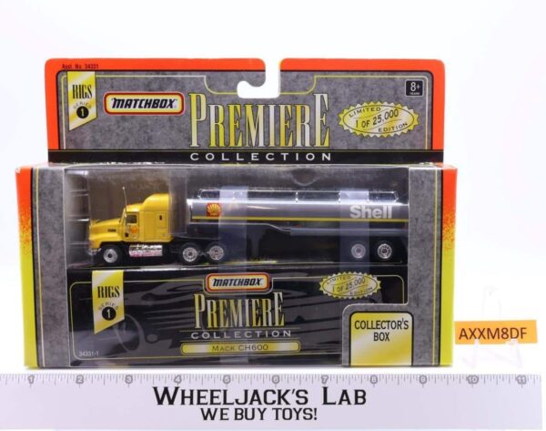 Shell Tanker Matchbox Rigs Series 1 Premiere Collection Mack CH600 MISB ...