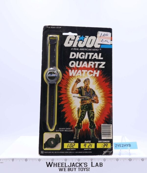 Digital Quartz Watch GI Joe Nasta Hasbro NEW MOSC SEALED - Wheeljack's Lab