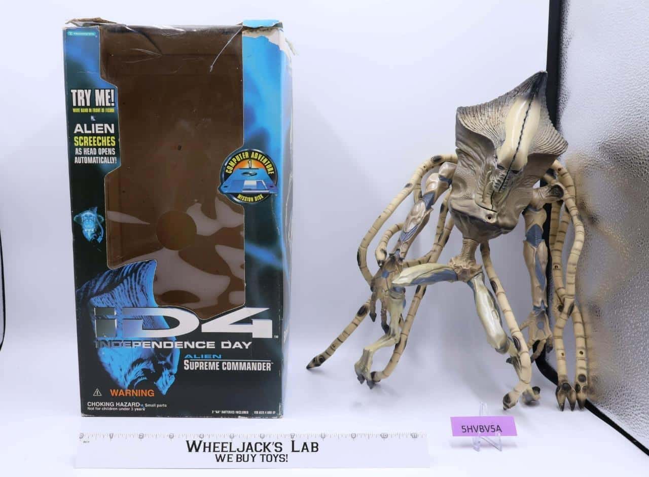 Alien Supreme Commander Independence Day 1996 Trendmasters Action ...