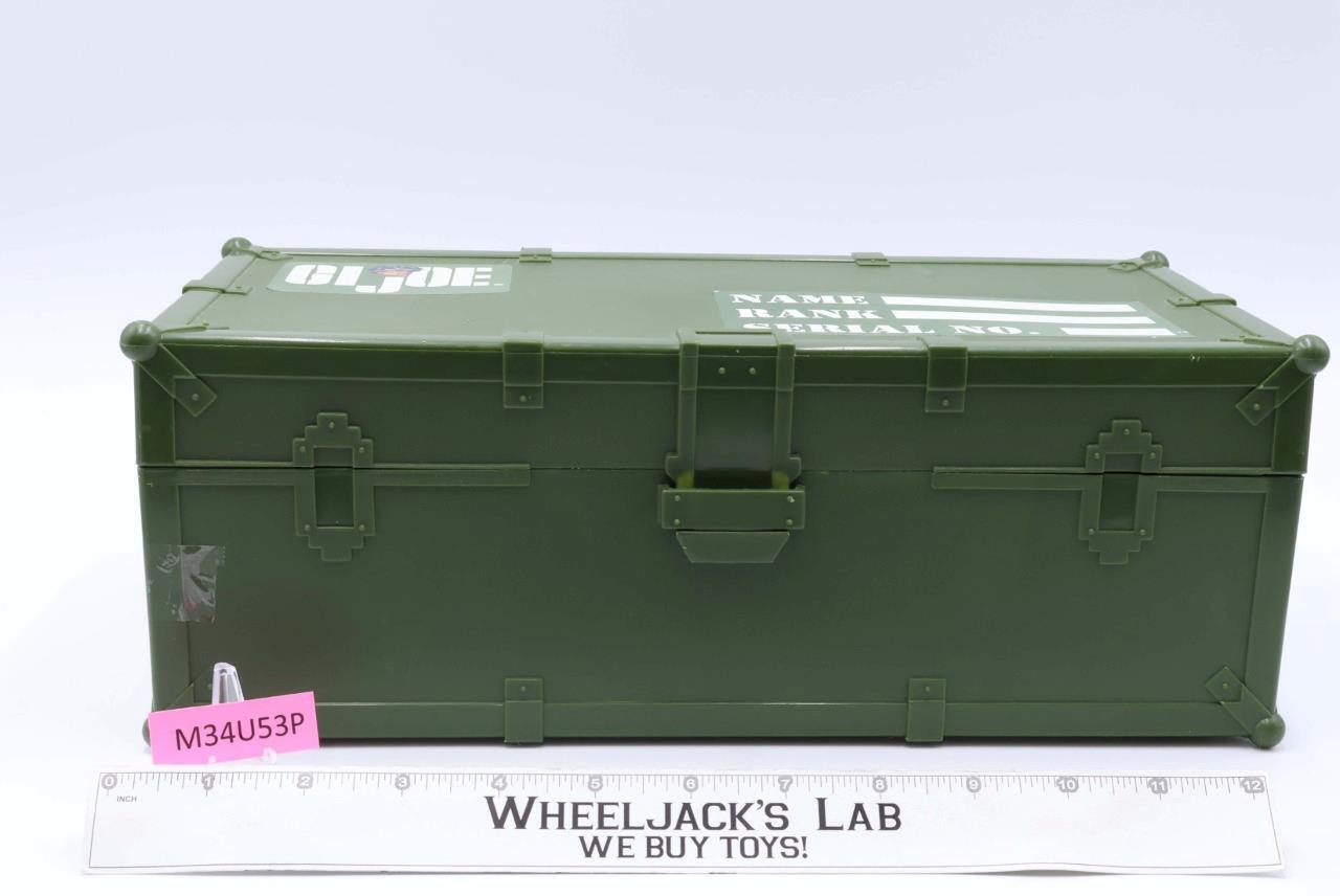 Authentic Footlocker GI Joe 2001 Hasbro Plastic Footlocker - Wheeljack ...