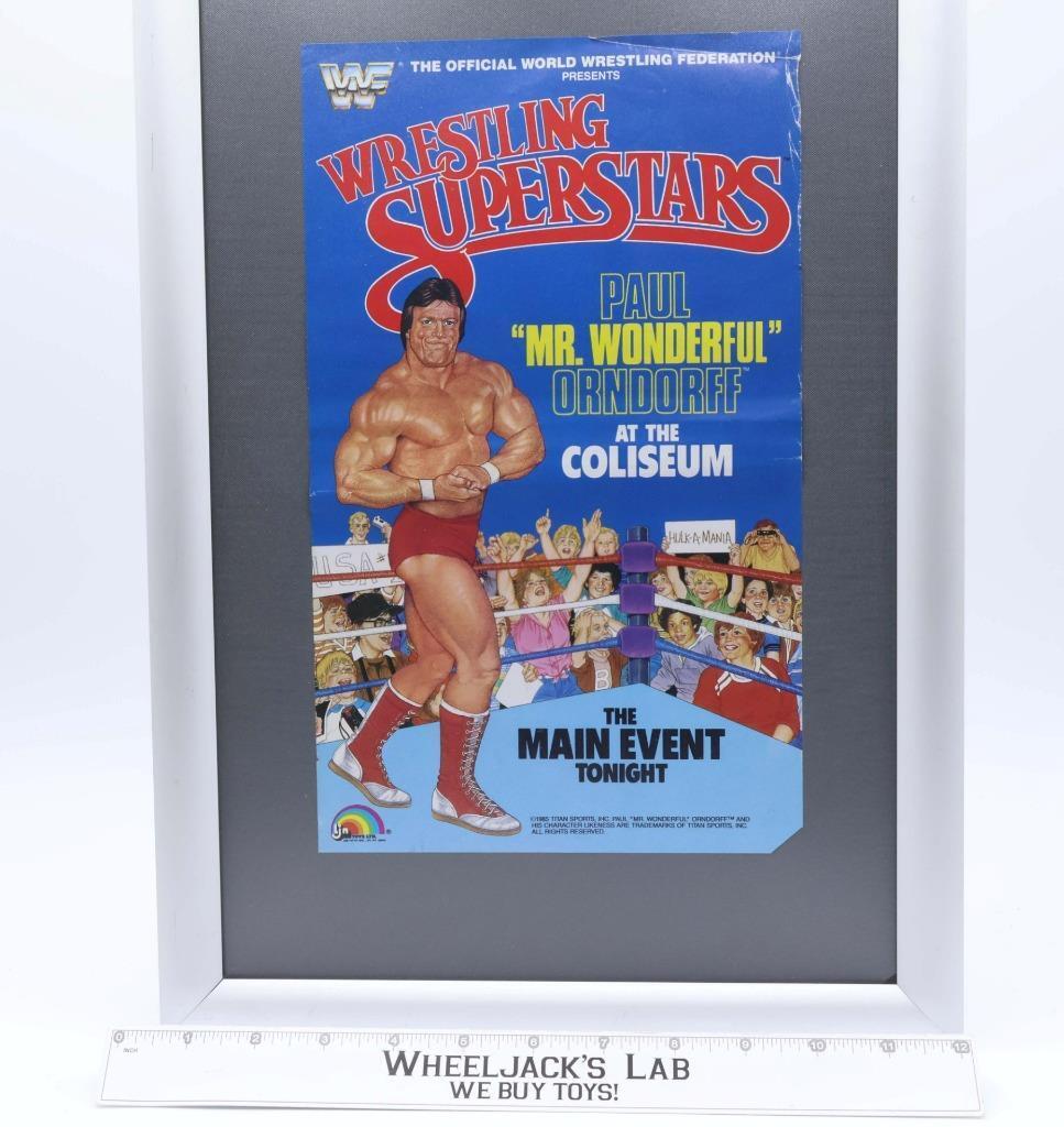 Paul "Mr. Wonderful" Orndorff Original Poster 1985 WWF LJN Wrestling ...