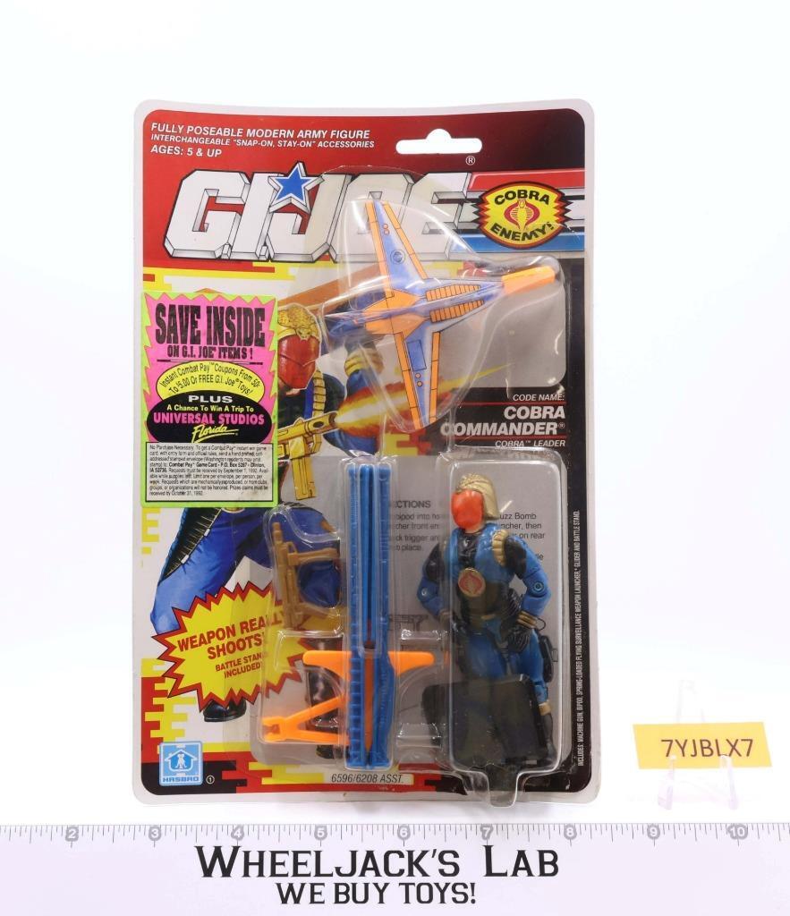 Cobra Commander V4 GI Joe 1990 Hasbro Vintage Action Figure NEW MOC ...