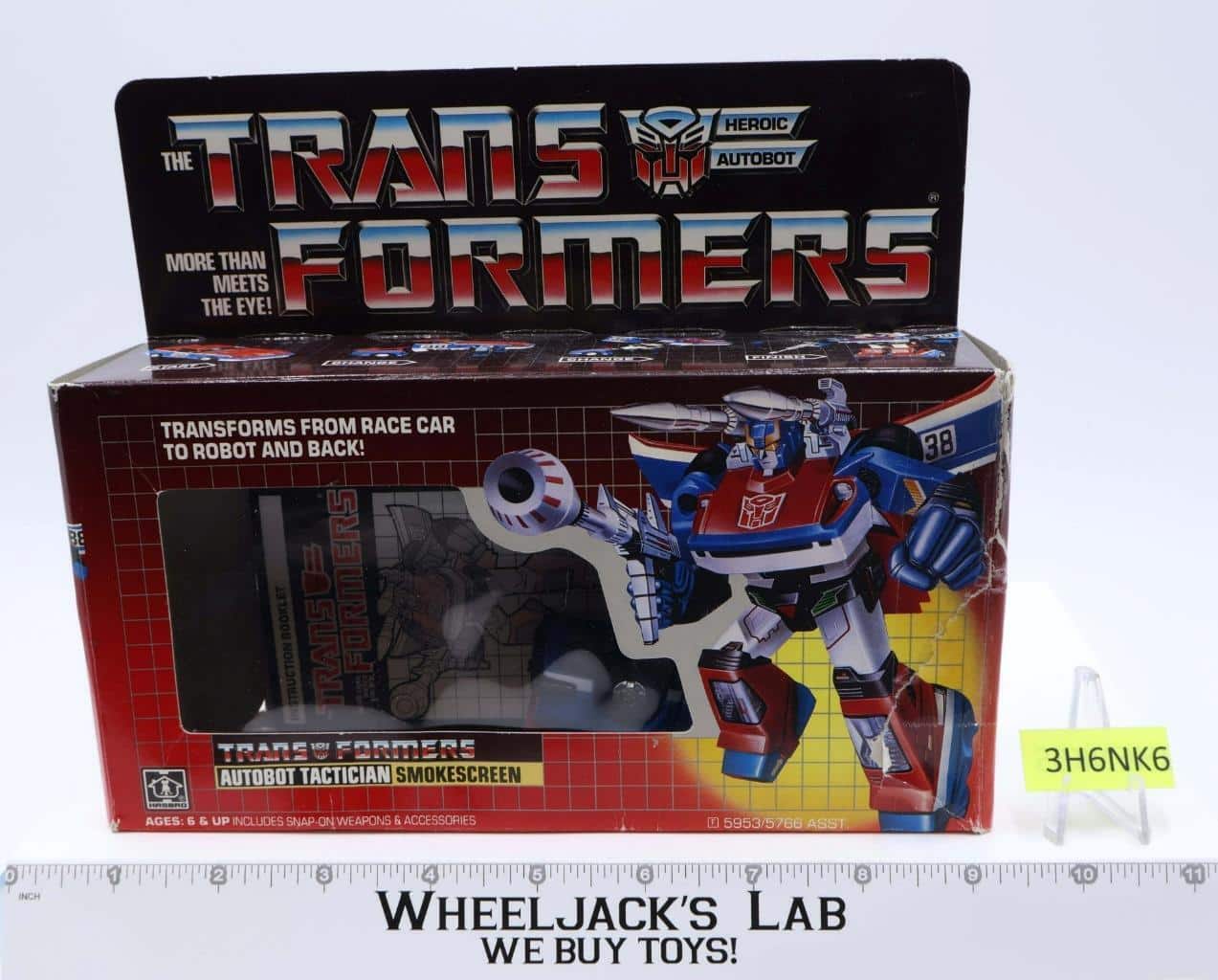 Smokescreen 100% Complete 1985 Vintage Hasbro G1 Transformers Action ...