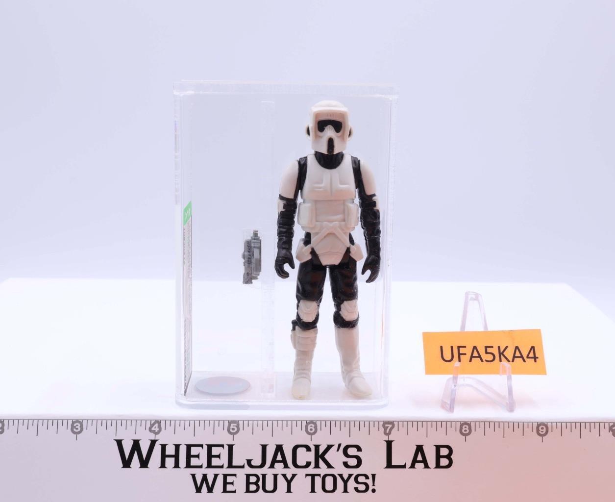 Biker Scout Hong Kong AFA GRADED U85 Star Wars 1983 Kenner Action ...