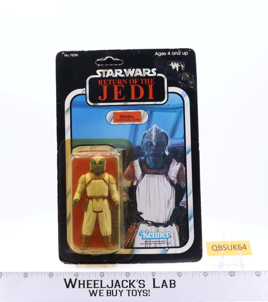 Klaatu Skiff Guard 79 Back-A Star Wars ROTJ 1984 Kenner Action Figure NEW MOSC - Wheeljack's Lab