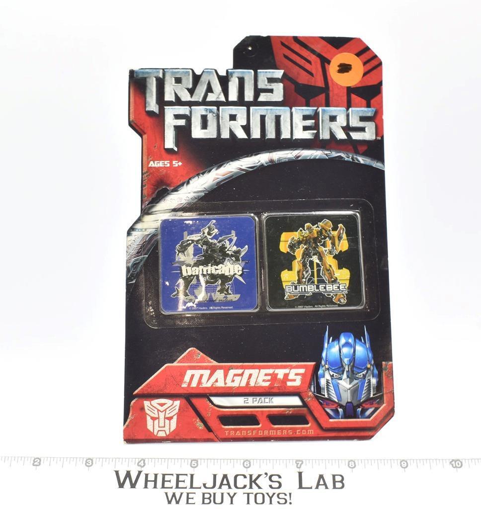 2 Pack Magnets Bumblebee Barricade Transformers 2007 Noteworthy NEW ...