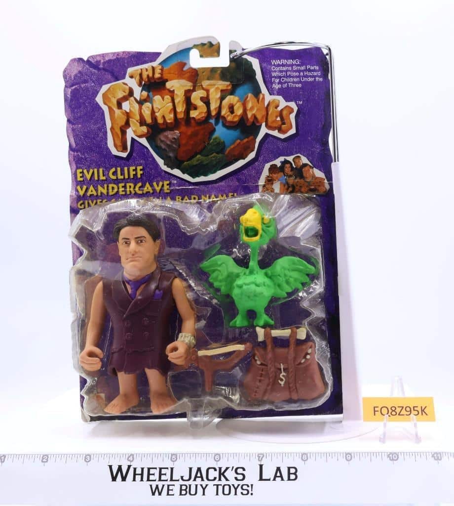 Evil Cliff Vandercave The Flintstones 1993 Mattel Action Figure NEW ...