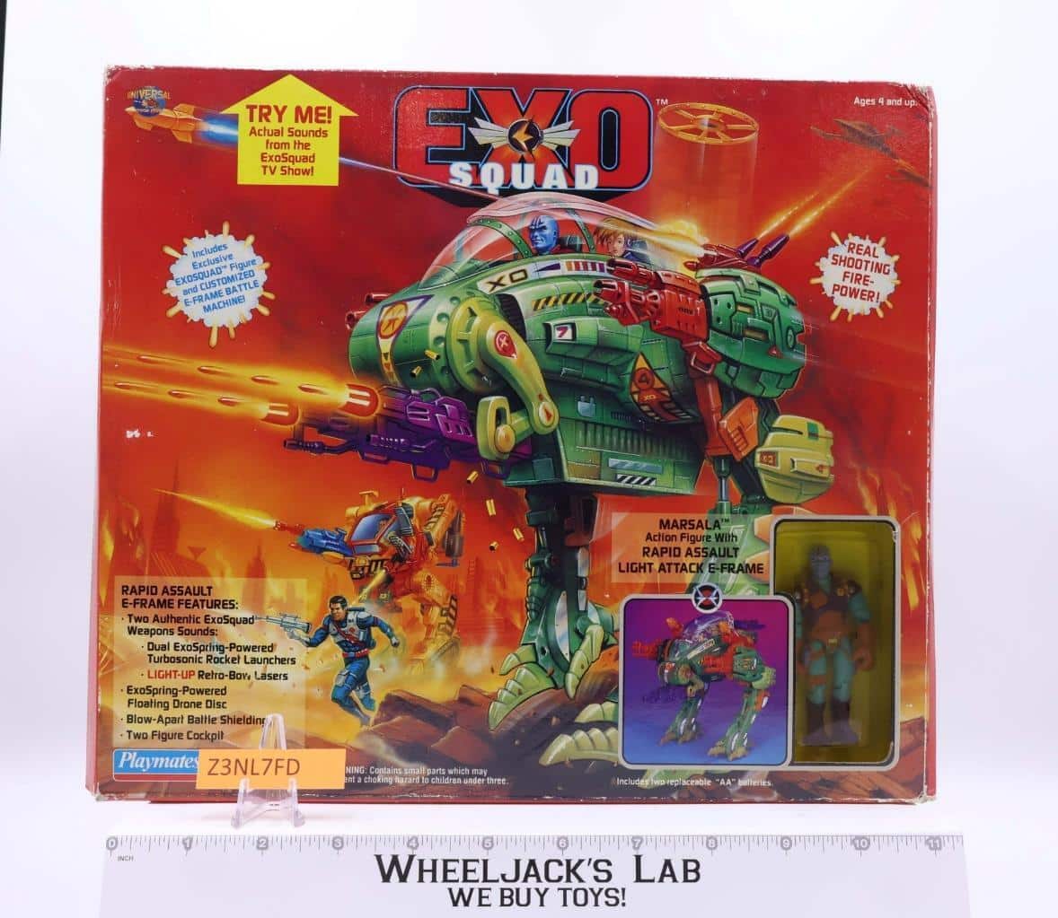 Marsala W/Rapid Fire Assault Attack E-Frame Exo Squad 1994 Playmates ...