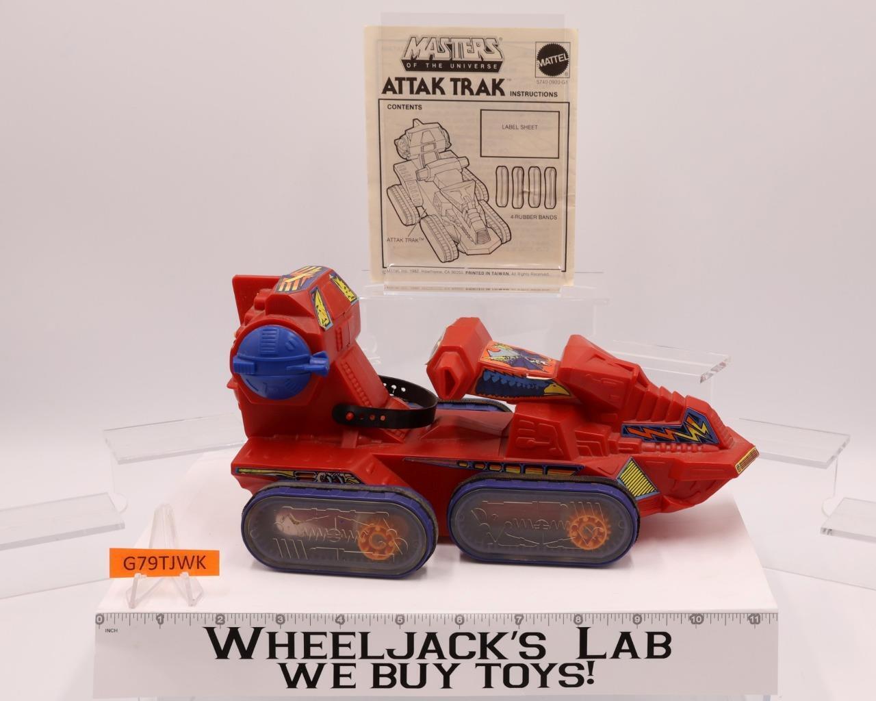 Attack Trak 100% Complete He-Man Masters of the Universe MOTU 1982 ...