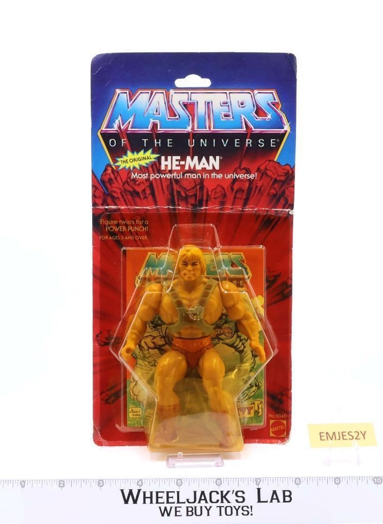 He-Man 12-Back Masters of the Universe MOTU 1983 Mattel Figure NEW MOSC ...