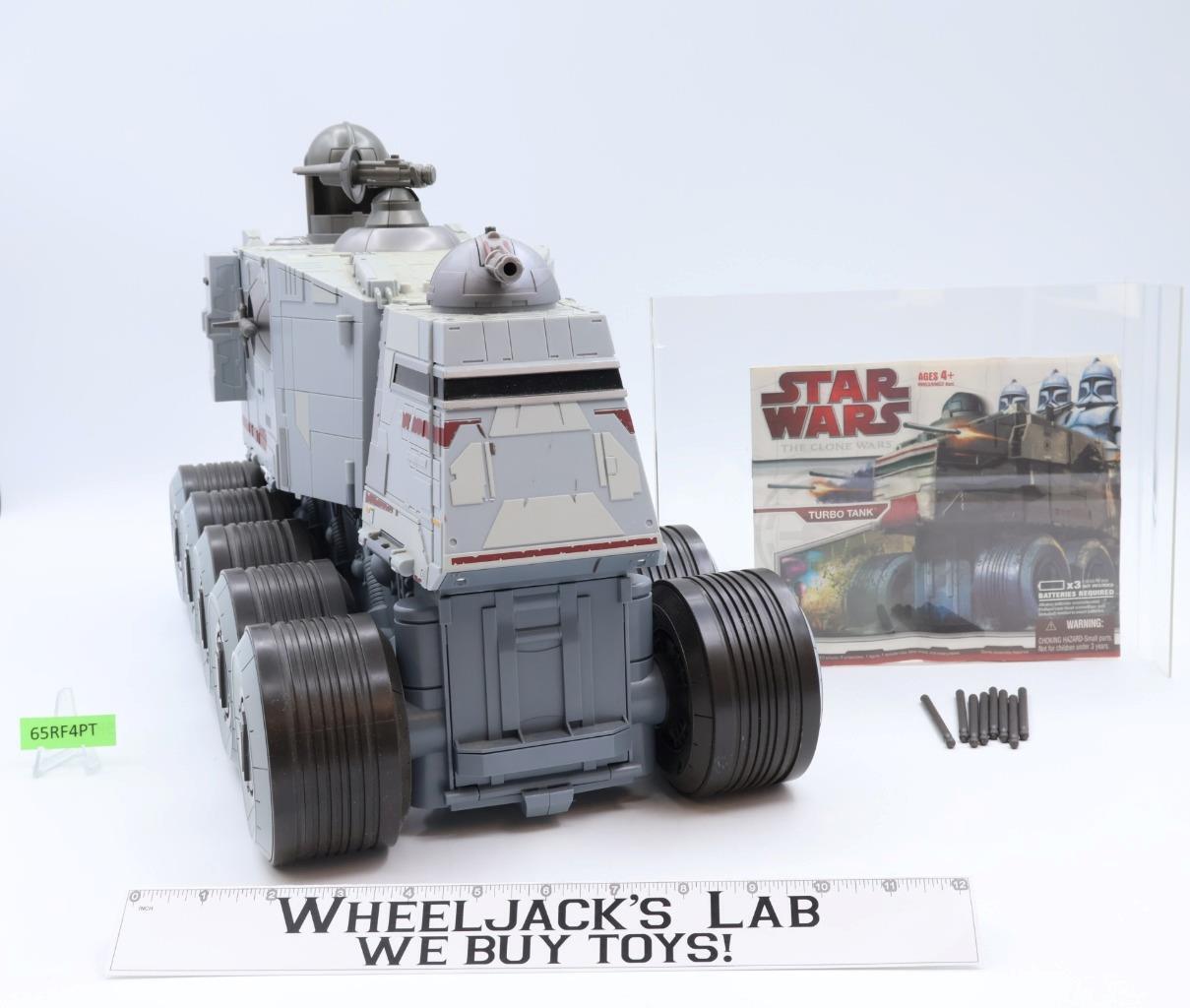 Turbo Tank W/ Speeder Bike WORKS Star Wars The Clone Wars 2008 Hasbro ...