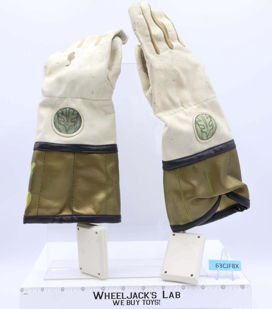 White Ranger Gloves Mighty Morphin Power Rangers 1994 Bandai Role Play ...