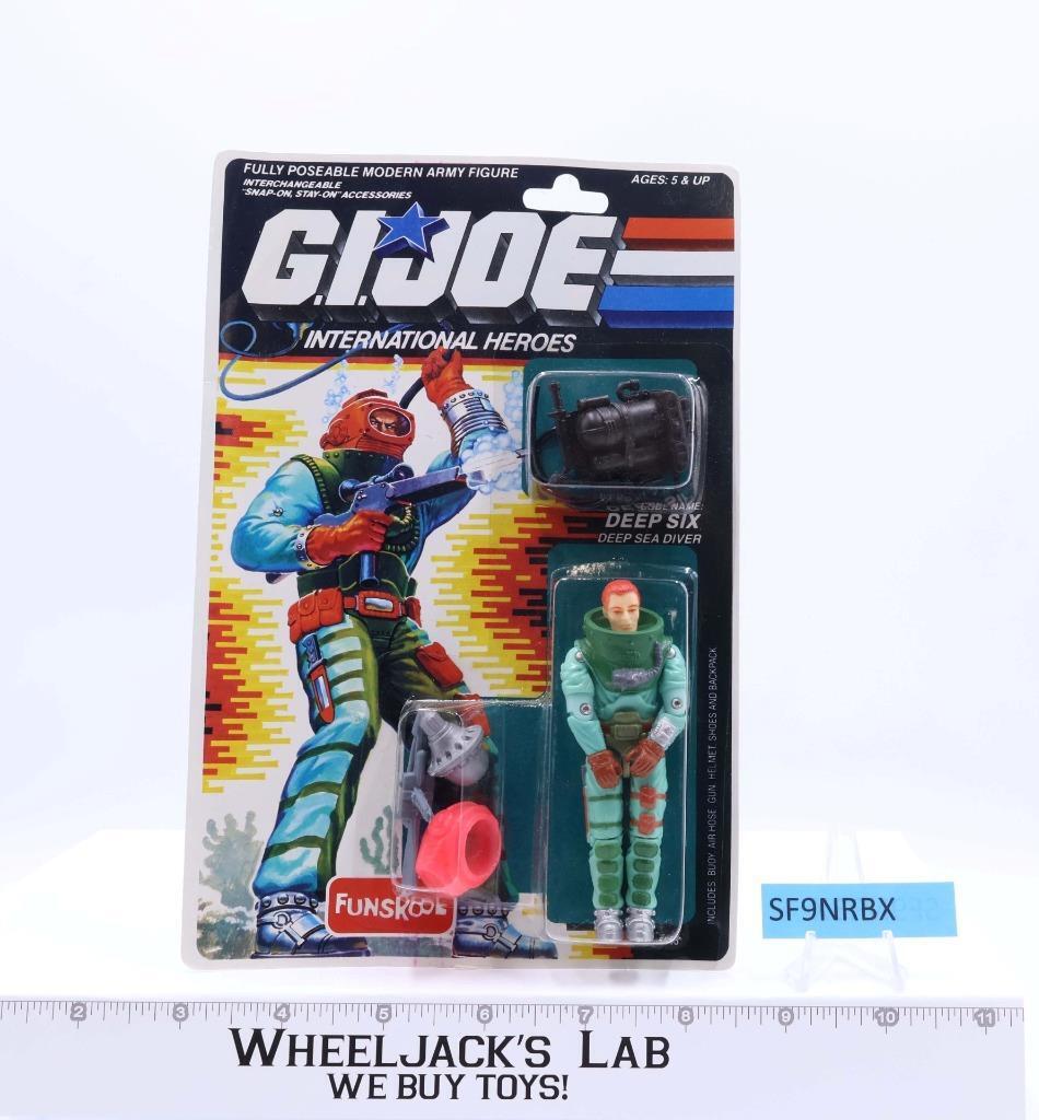 Deep Six GI Joe International Heroes 1989 Funskool RUSSIA Figure NEW ...