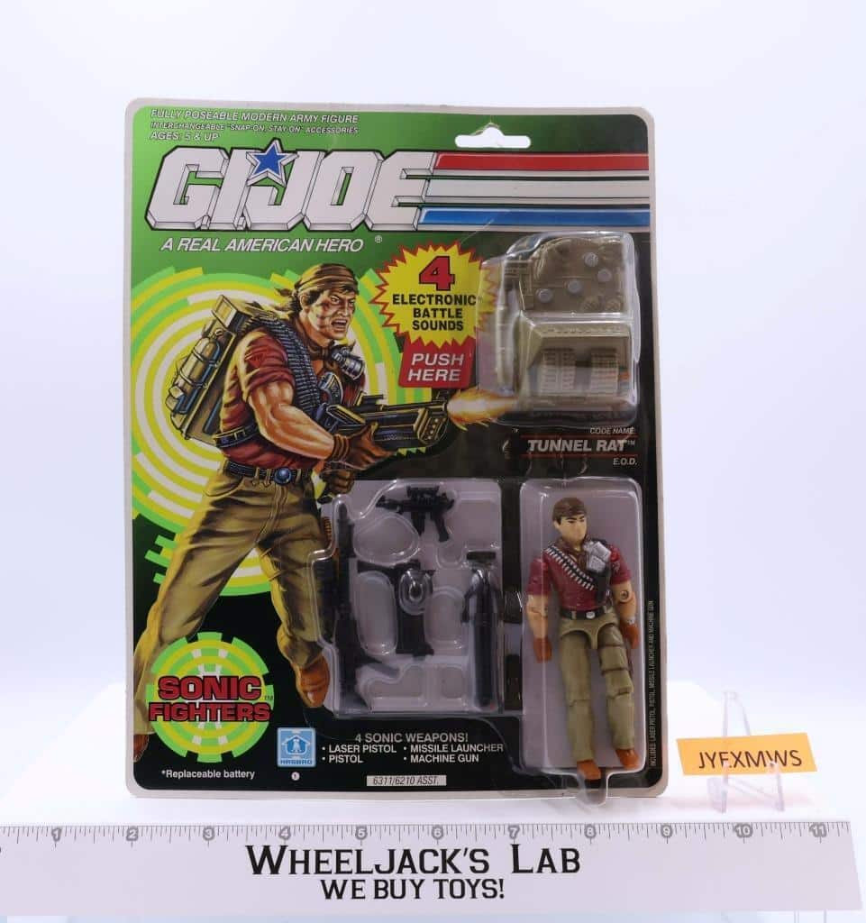 Tunnel Rat GI Joe Sonic Fighters 1990 Hasbro Action Figure NEW MOSC ...