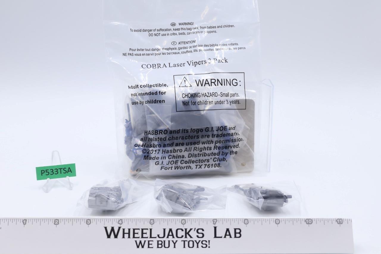 Cobra Laser Viper Troopers GI Joe Convention 2017 Hasbro 3-Pack NEW ...