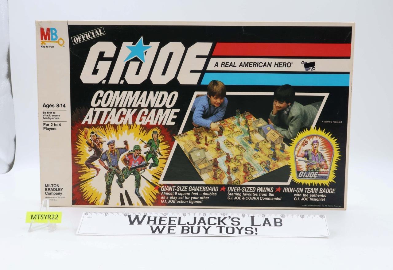 Commando Attack Game W/ Badge G.I. Joe 1985 Milton Bradley - Wheeljack's Lab