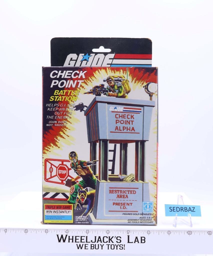 Check Point Alpha Station Unit 100% Complete W/ NICE Box GI Joe 1985 ...
