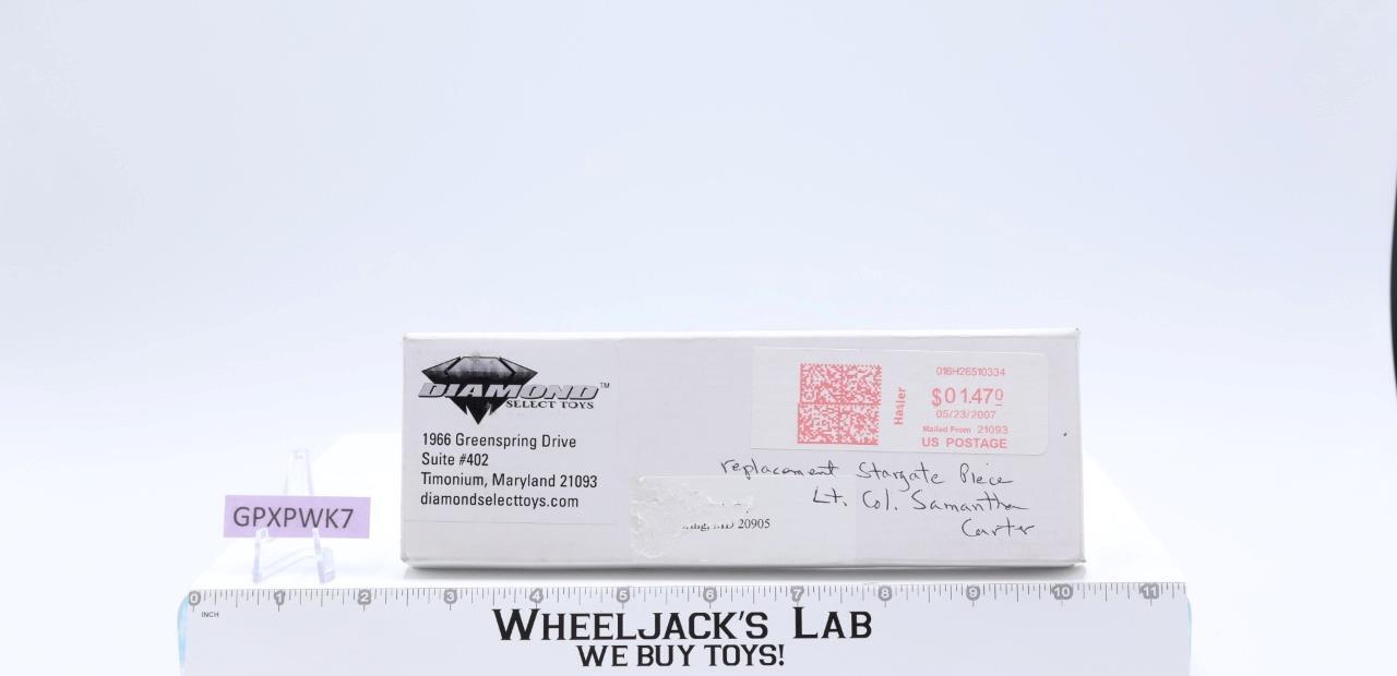 #1 Replacement Piece Lt. Colonel Samantha Carter Stargate SG-1 Series 2 ...