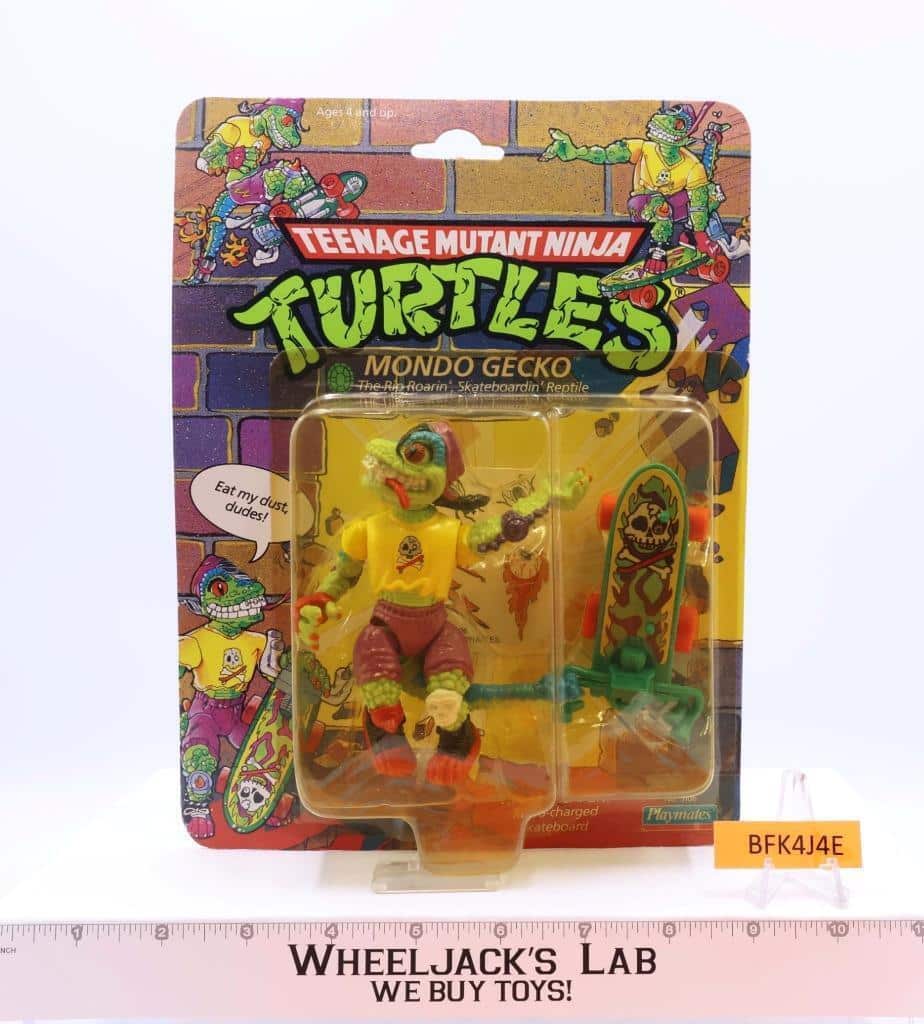 Mondo Gecko Teenage Mutant Ninja Turtle TMNT 1990 Playmates NEW MOSC ...