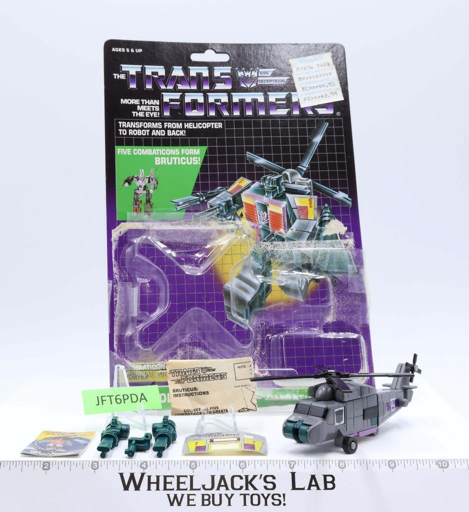 Vortex 100% Complete W/CARDBACK & BUBBLE 1986 G1 Transformers Action ...