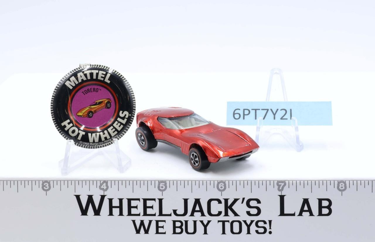 Torero Spectraflame Red 1969 Redline Hot Wheels Mattel Vintage RL with ...