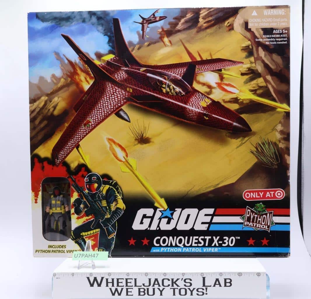 Conquest X-30 W/ Patrol Viper GI Joe Python Patrol 2008 Hasbro NEW MISB ...