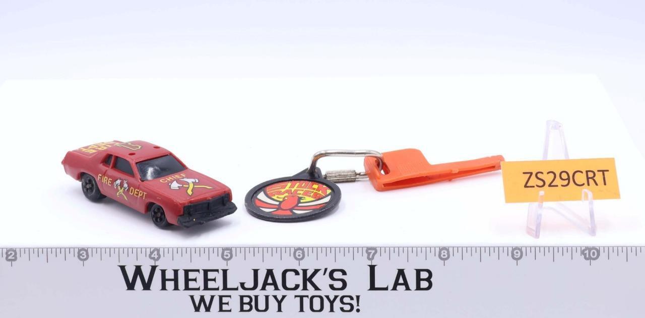 Fire Dept Chief Car W/Key 1980 Kidco Burnin Vintage Toy Car - Wheeljack ...