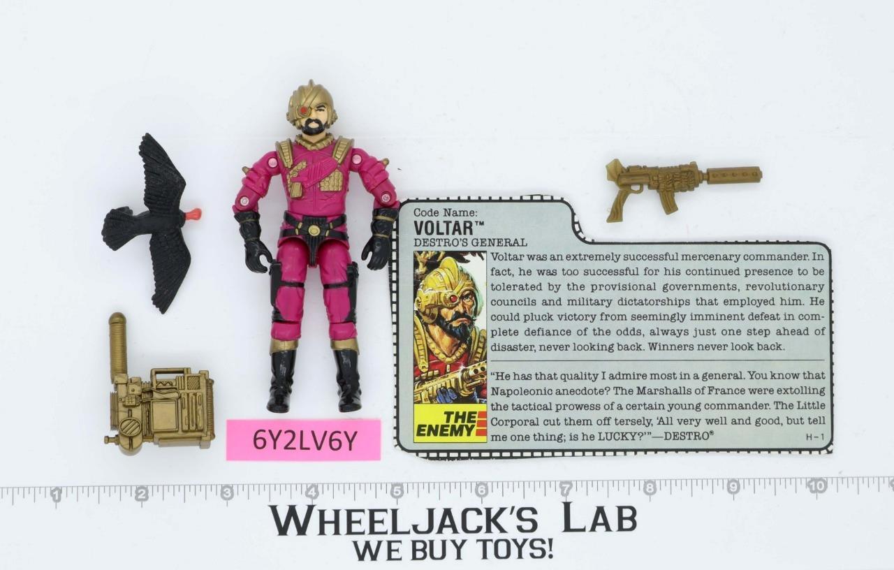 Voltar V1 100% Complete G.I. Joe 1988 Hasbro Vintage Action Figure ...