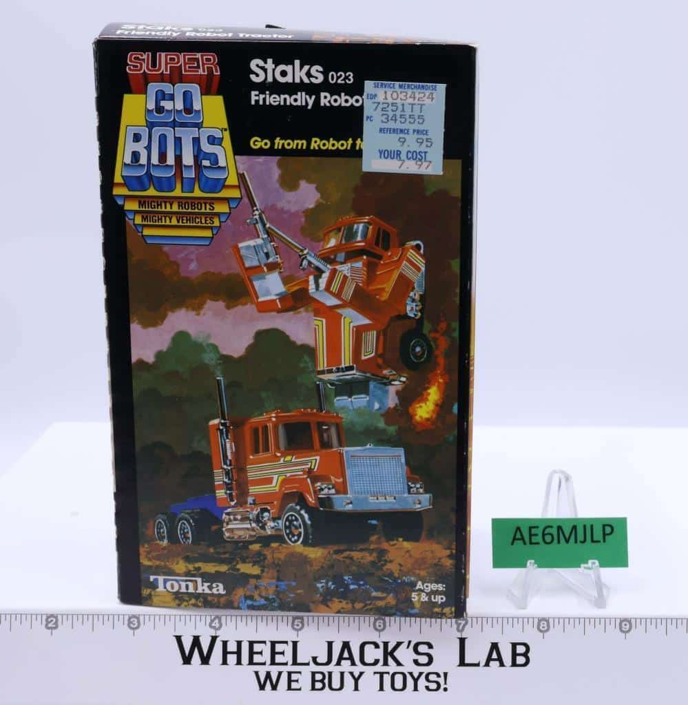 Staks 100% Complete W/Box 1984 Super Gobots Go-Bots Bandai Tonka ...